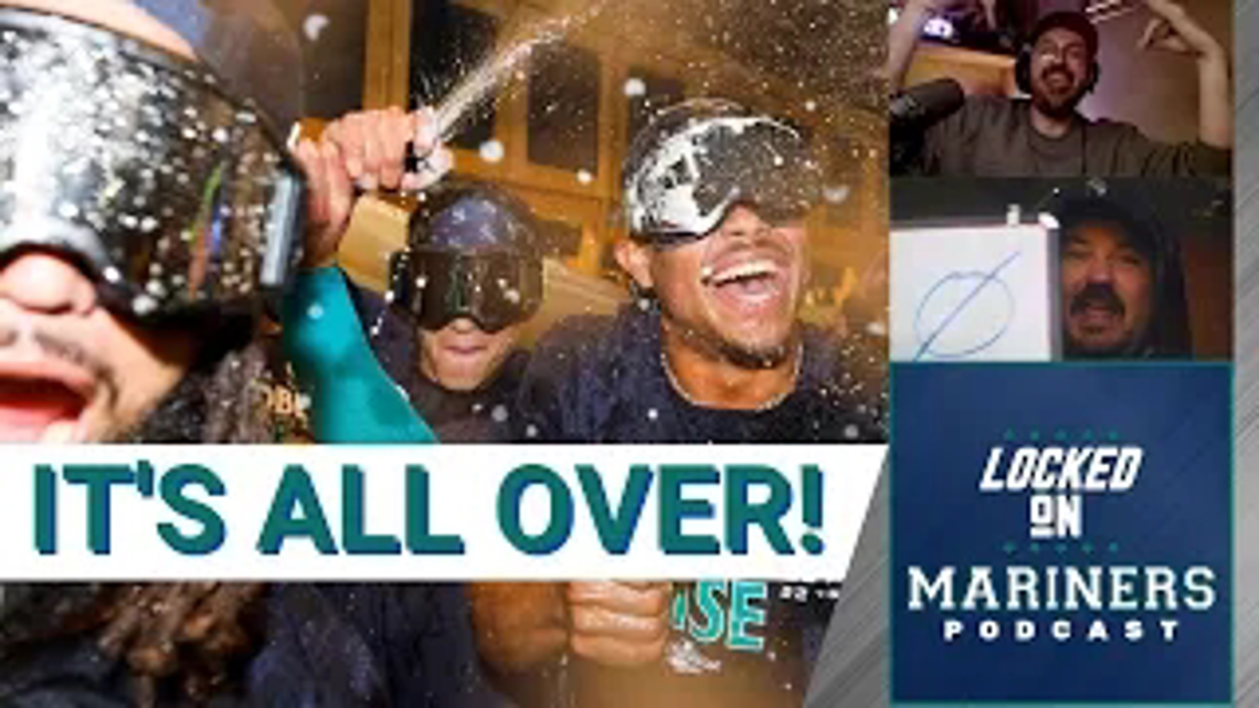 THE DROUGHT IS OVER! Seattle Mariners clinch playoffs reaction show ...