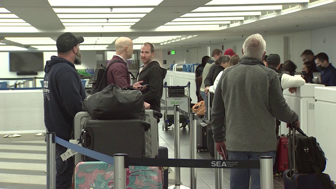 Flight delays, cancellations impact hundreds of travelers at SEA after ...