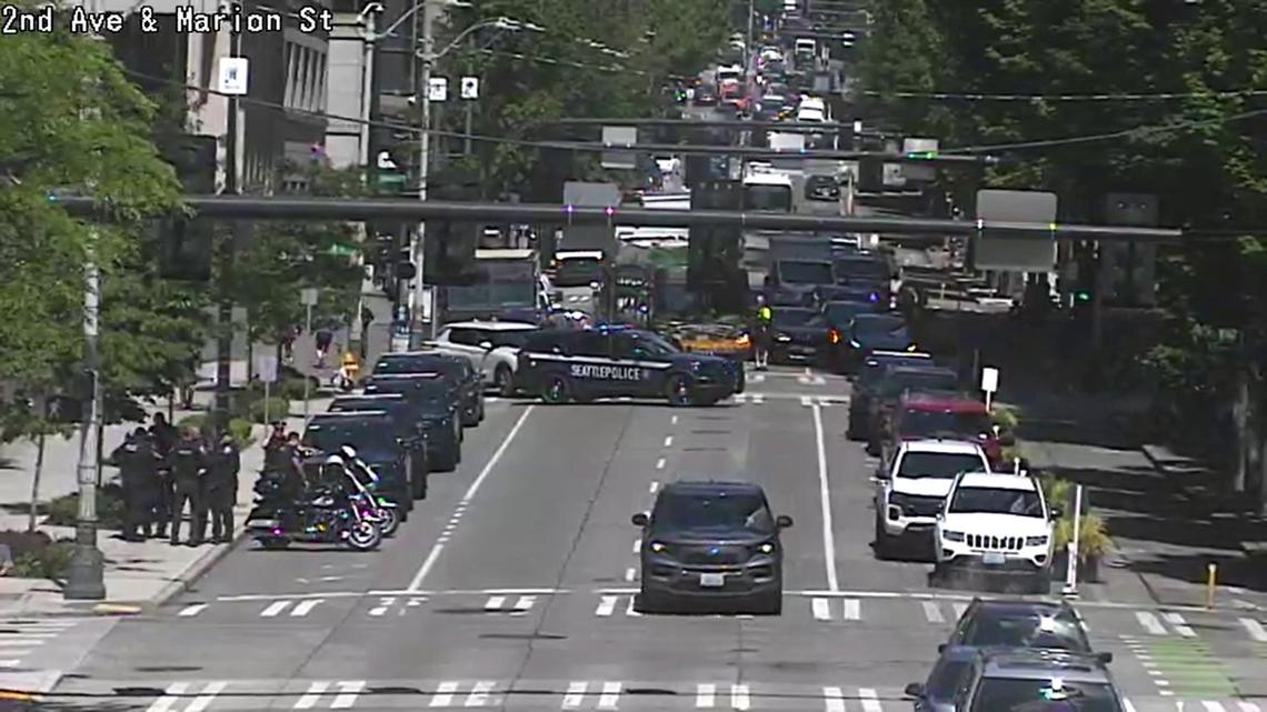 Seattle protesters oppose ICE amid national tension | king5.com