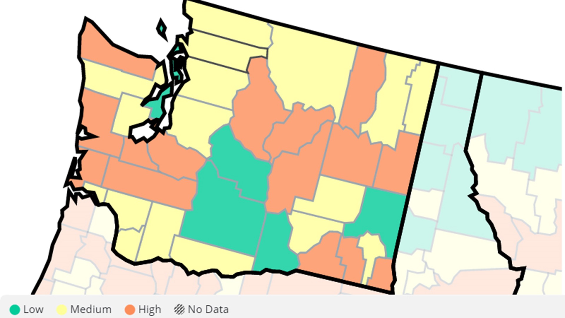 15 Washington counties should wear masks again, CDC recommends | king5.com