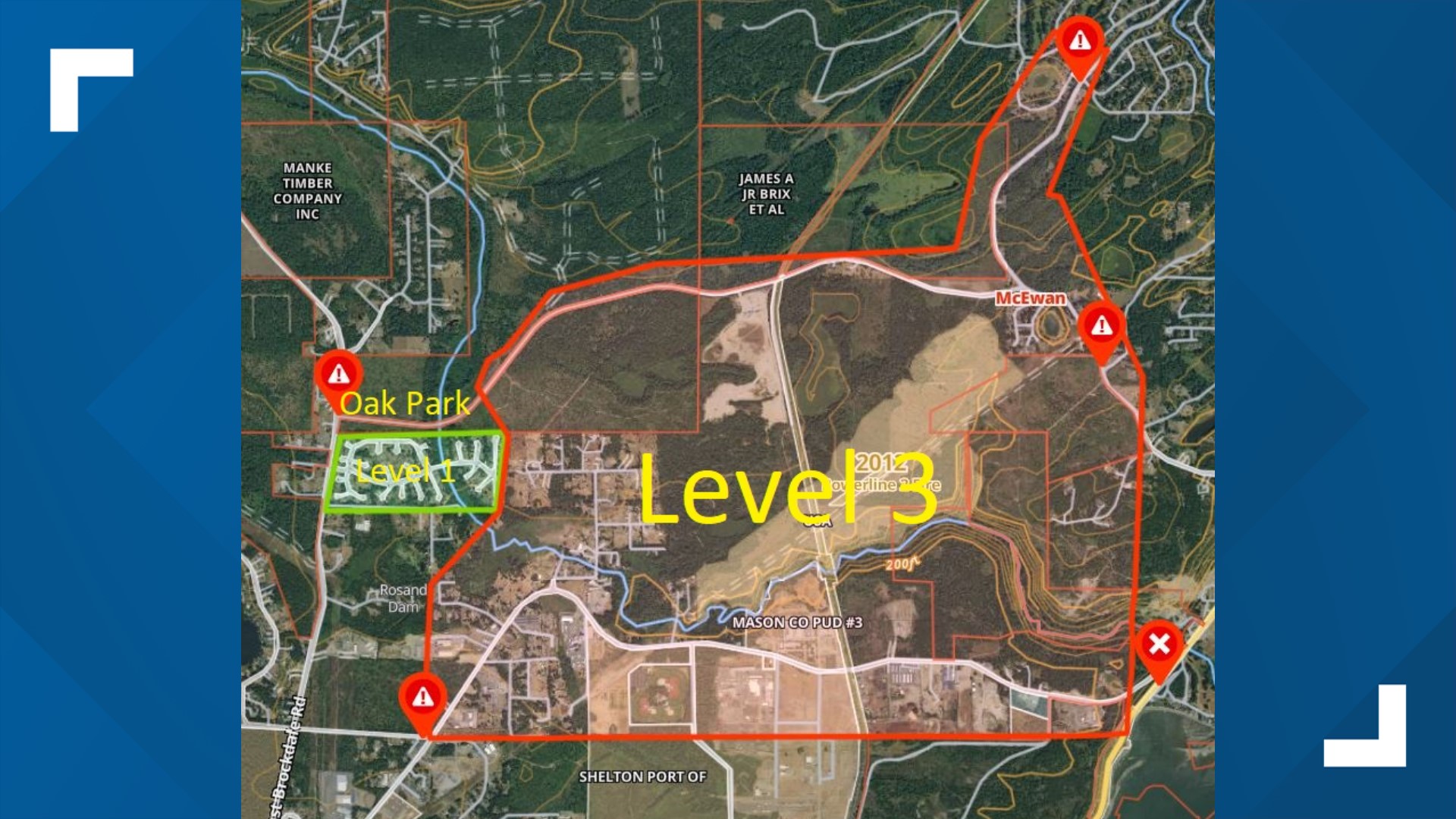 Evacuation order canceled as crews battle 250-plus acre McEwan Fire in ...