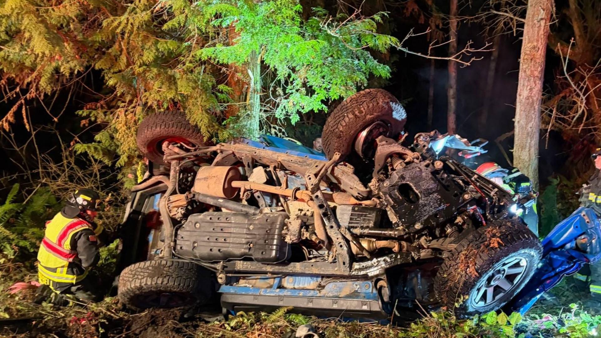 1 dead, 2 lifeflighted after 2-car crash near Sequim | king5.com
