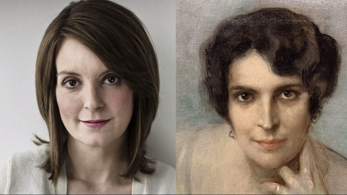 Does this century-old portrait look like Tina Fey? Amy Poehler thinks ...