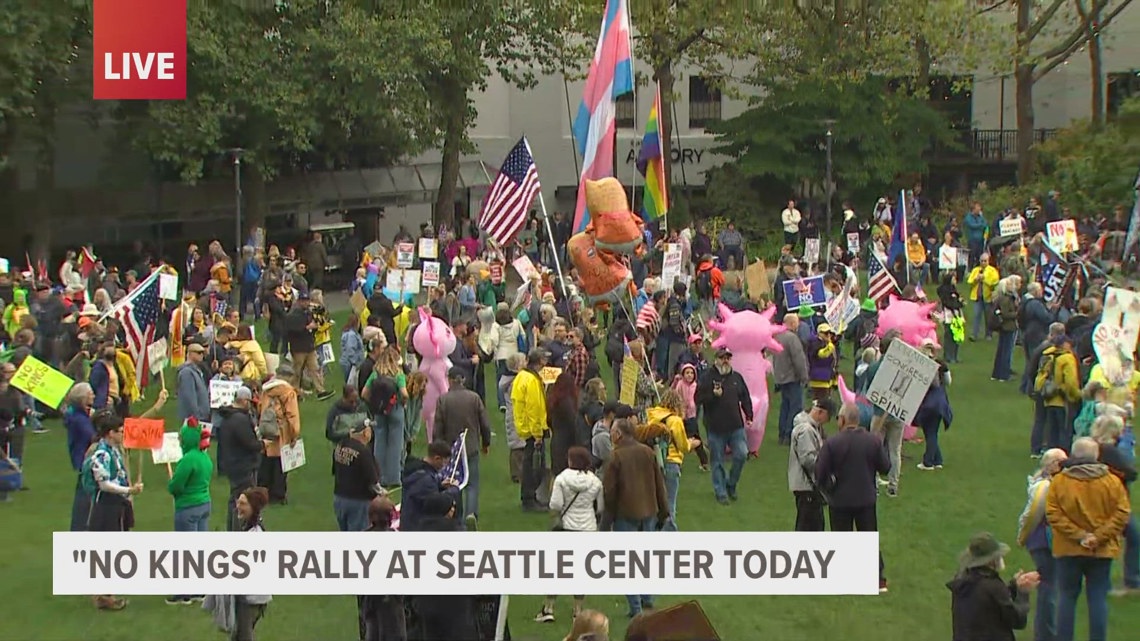 No Kings protests starting in Seattle, Phoenix, Sacramento | king5.com