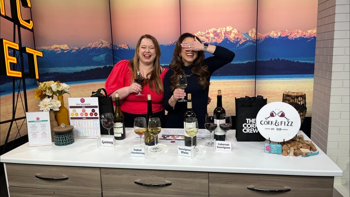 Guessing the wine type with Cork and Fizz's blind tasting - New Day NW ...