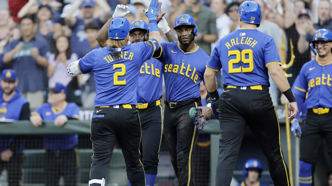 Mariners use big homers from Luke Raley and Justin Turner to thump ...