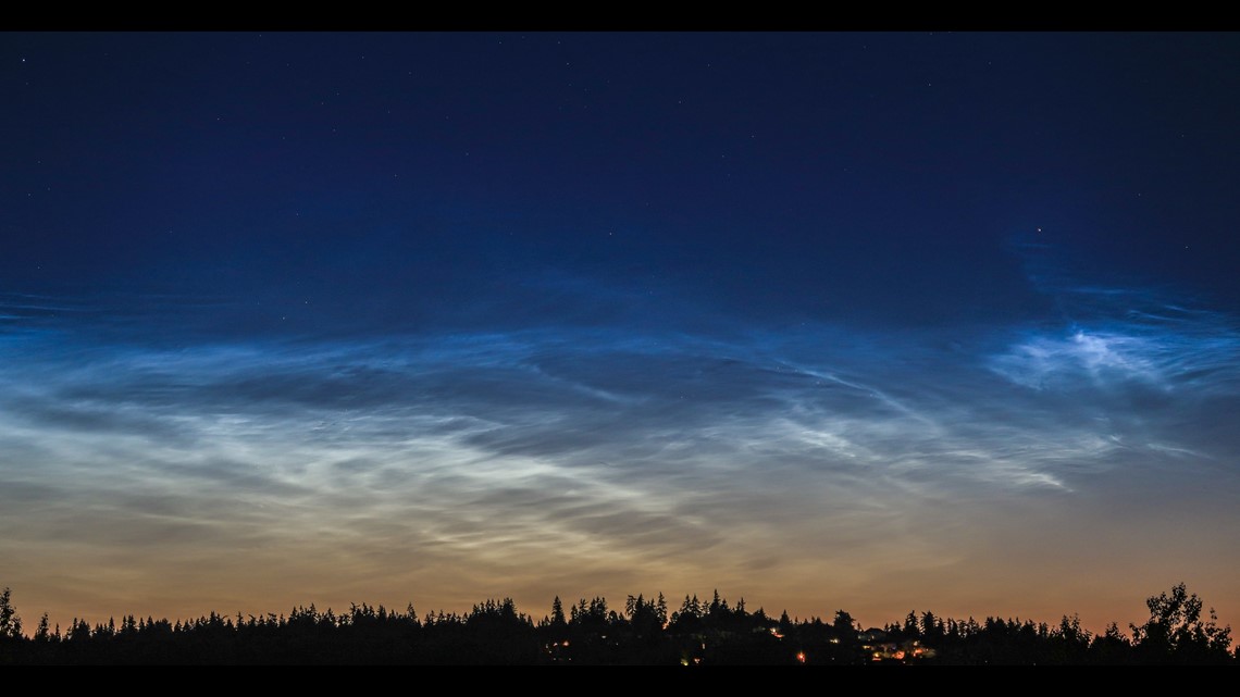 Seattle sees ‘one of the best’ displays of noctilucent clouds | king5.com