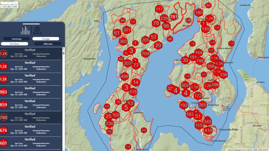 Gig Harbor power outage: Mechanical failure leads to system-wide outage ...