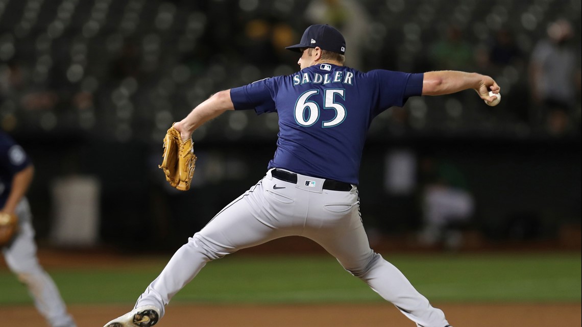 Mariners RHP Sadler to have season-ending shoulder surgery | king5.com