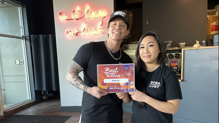 Bobalust wins Viewers Poll for Best Boba -2022's Best | king5.com