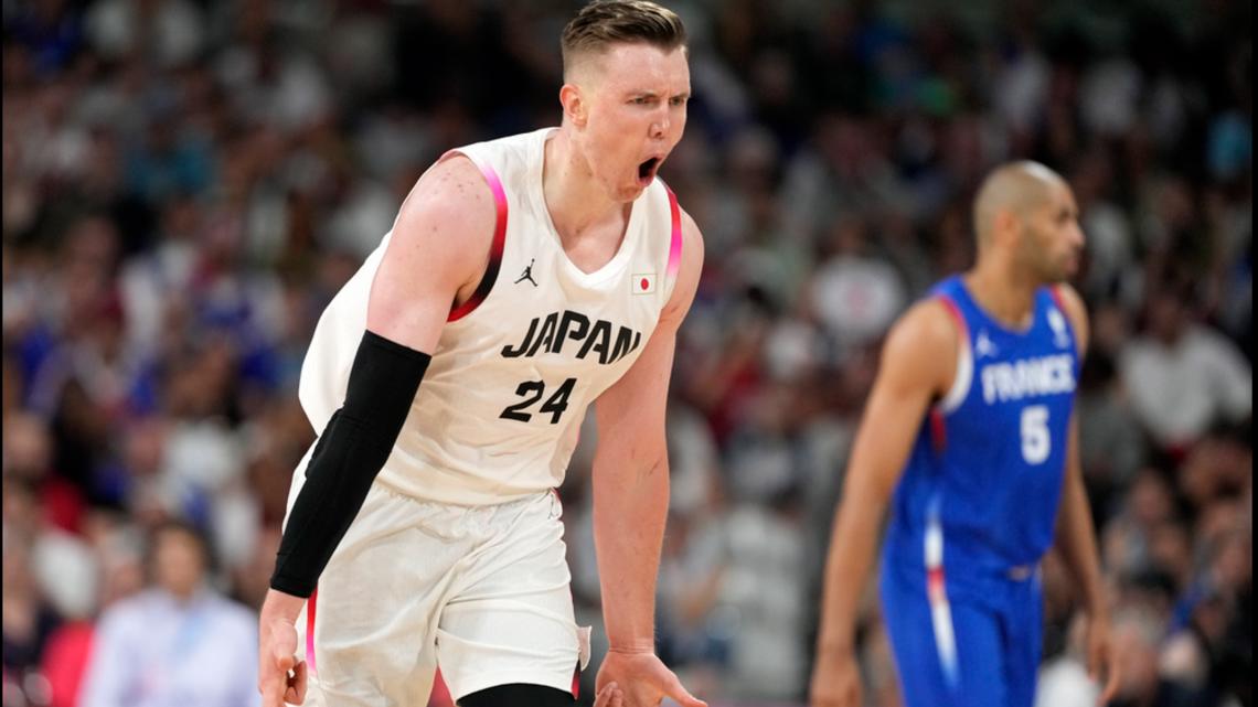 Shoreline's Josh Hawkinson strong showing France 2024 Olympics | king5.com