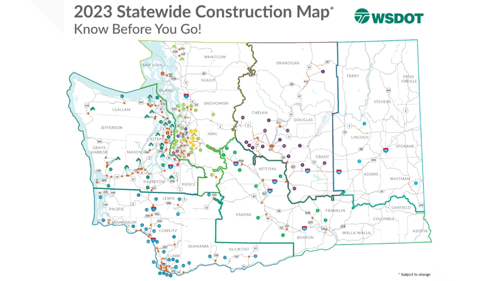 WSDOT released its summer construction project plan | king5.com