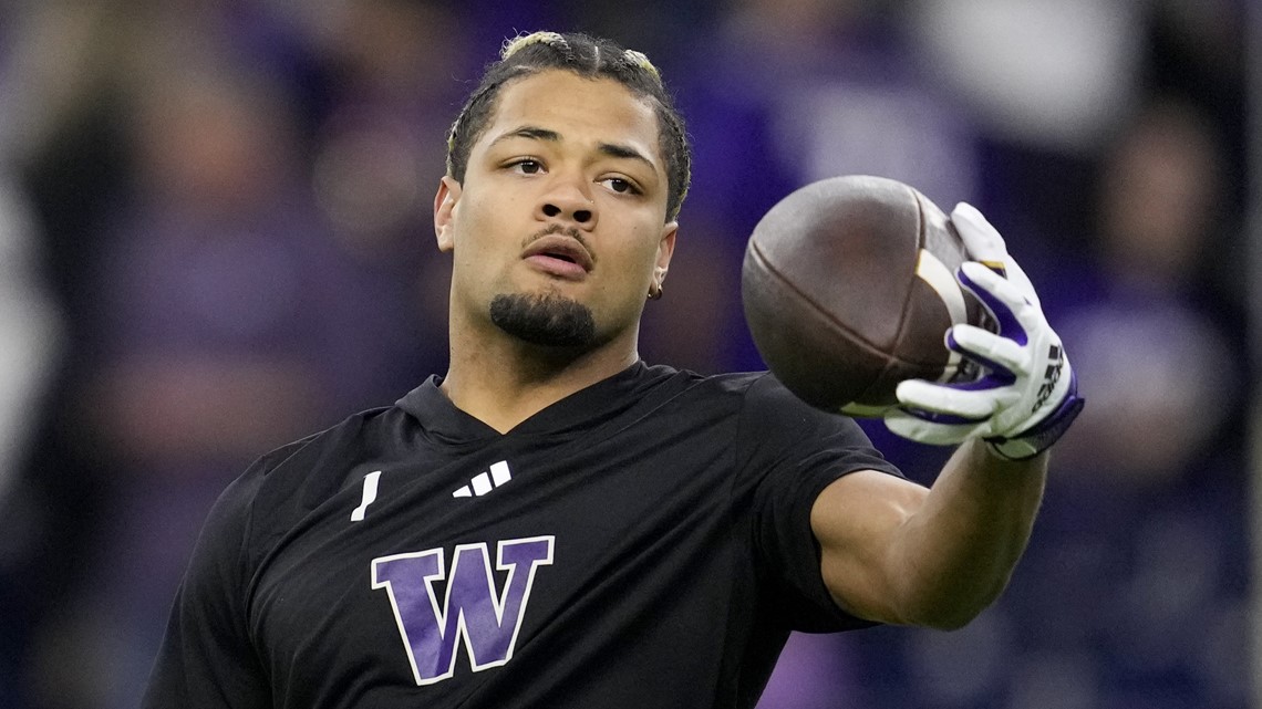 Washington duo of WR Rome Odunze and RB Dillon Johnson declare for NFL draft | king5.com