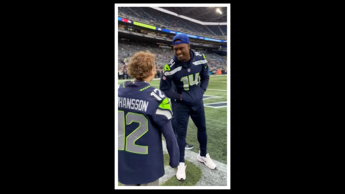 Young Seahawks fan who connected with DK Metcalf will miss his favorite ...