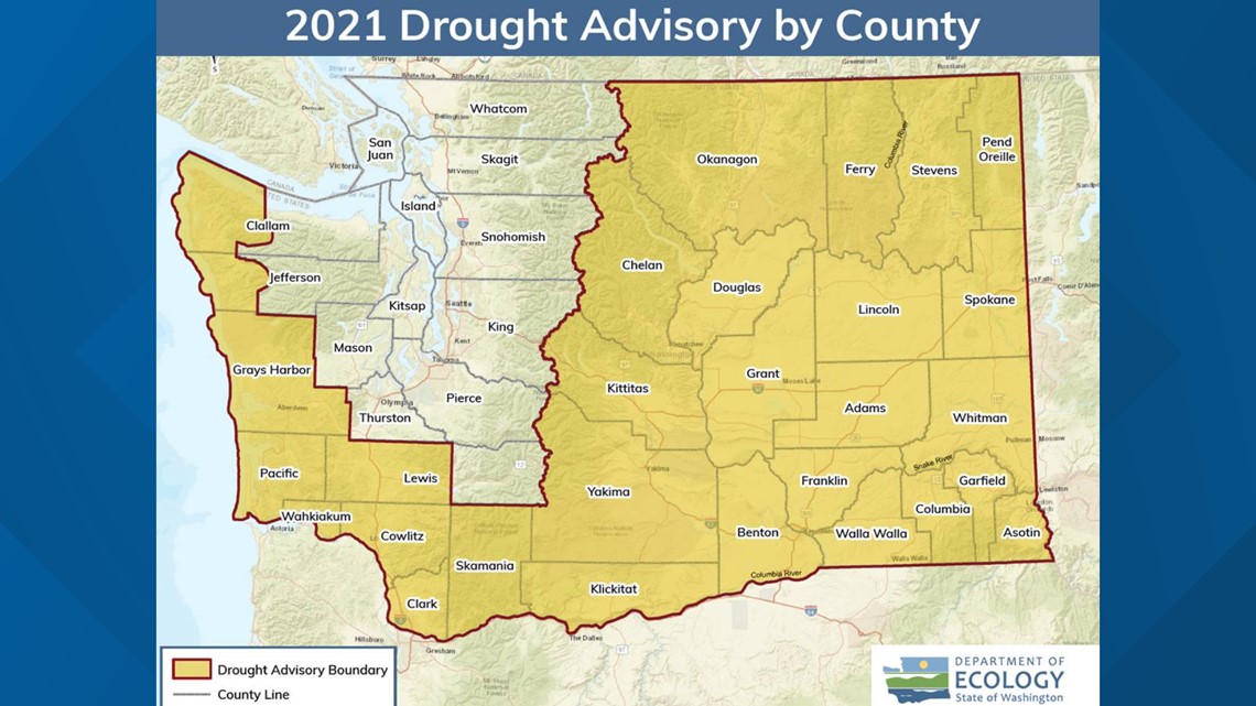 Most of Washington state is under a drought advisory: Officials worry ...