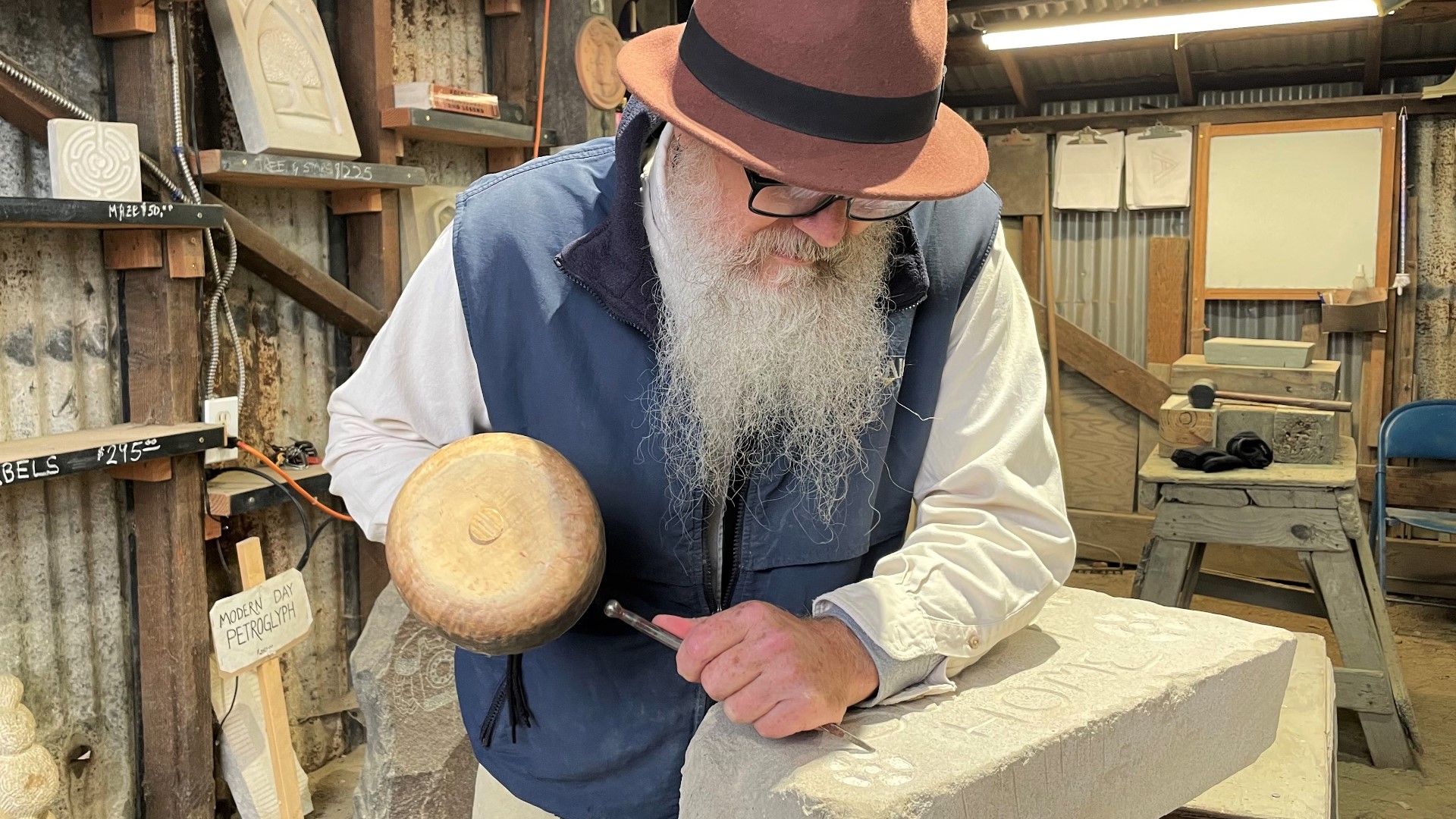 Sipping vinegar and stone carvers — two hidden gems in Tenino | king5.com