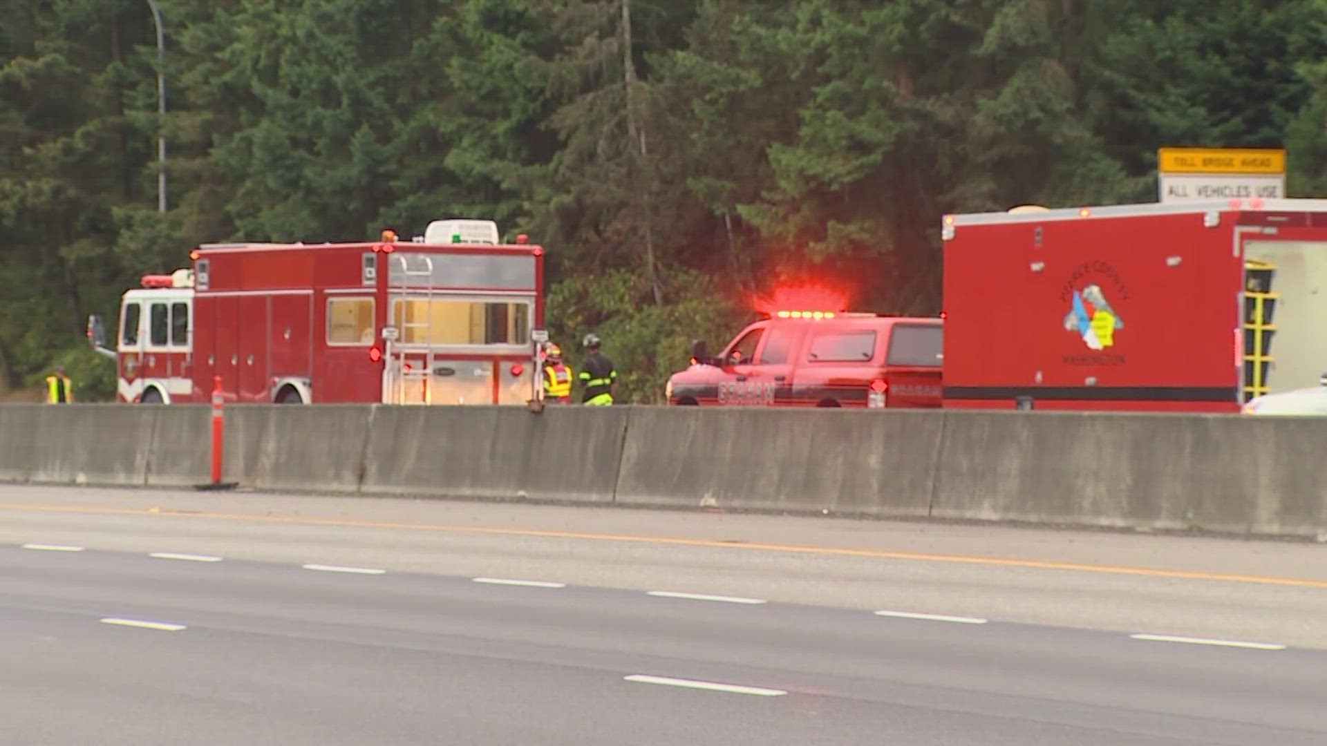 SR 16 eastbound in Gig Harbor reopens after HAZMAT situation | king5.com