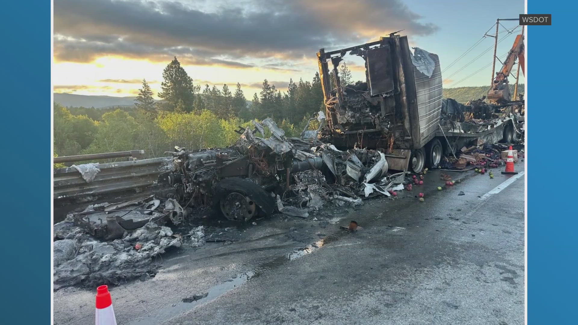 Westbound I-90 reopens after after semi-truck fire near Cle Elum ...