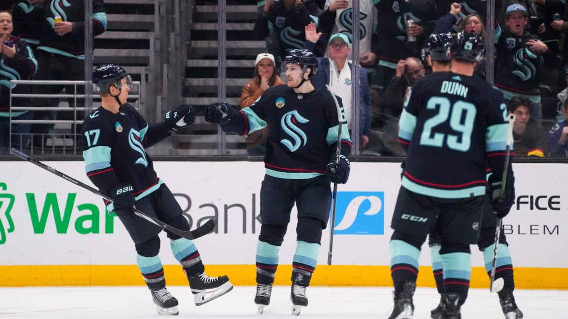 Seattle Kraken forward Jaden Schwartz out for six weeks | king5.com