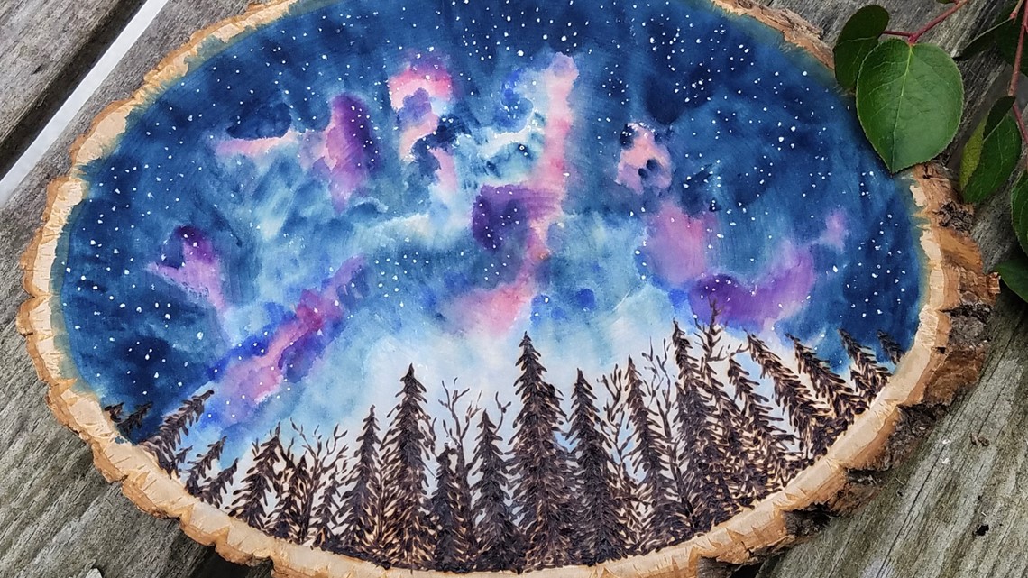 Snohomish artist plays with fire | king5.com