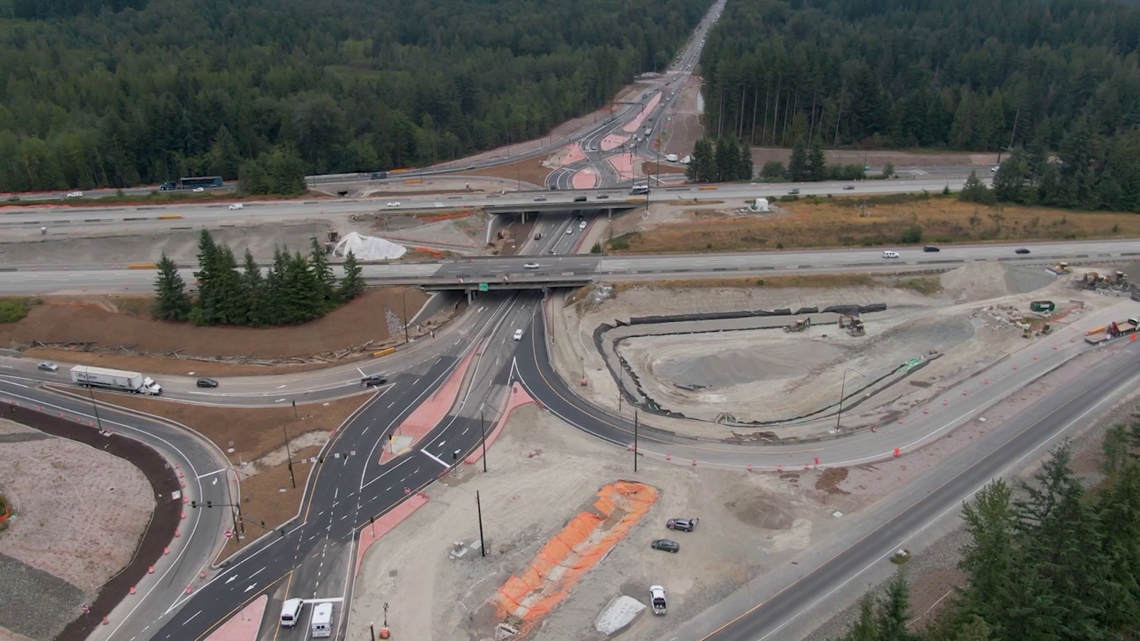 Washington opens second diverging diamond interchange | king5.com