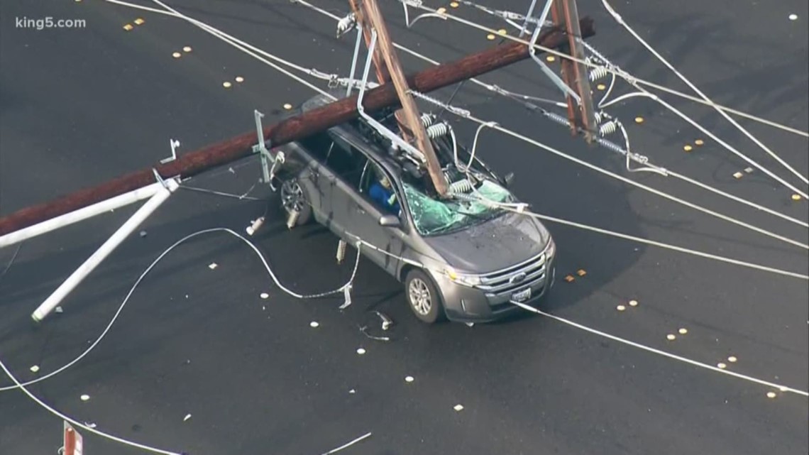 Power poles that suddenly fell in south Seattle vary 'significantly' in ...