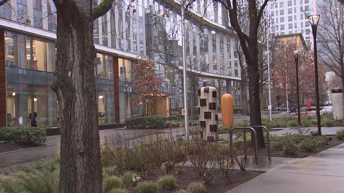 Facebook Meta hospitality workers protest over layoffs in Seattle ...