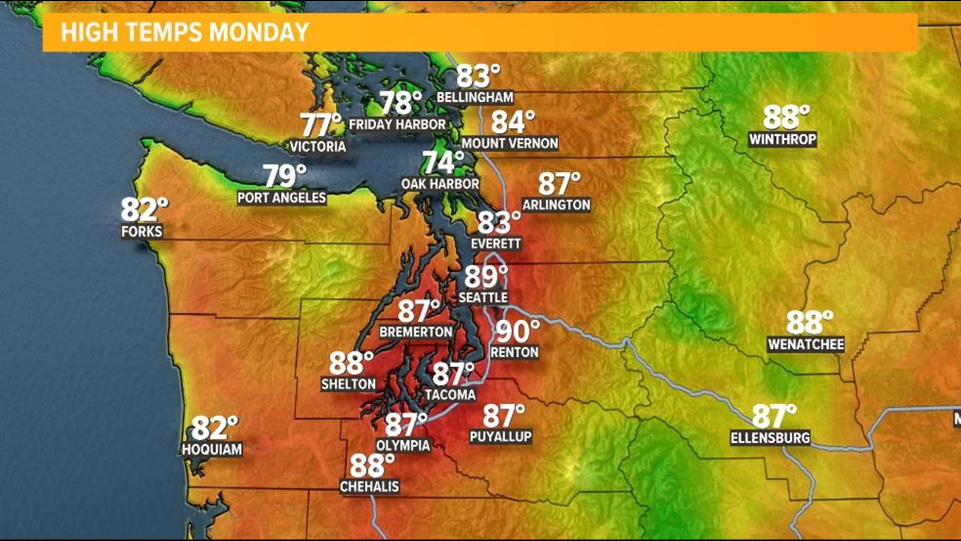 Historic heat wave possible for western Washington this weekend | king5.com
