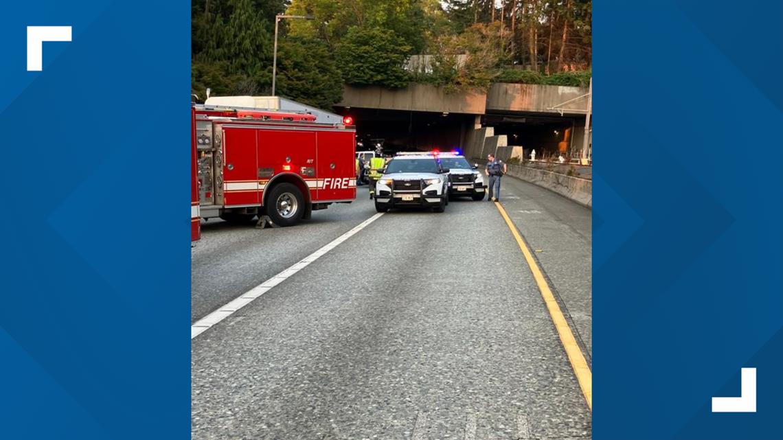 Westbound lanes of I-90 near Mercer Island tunnel reopen hours after ...