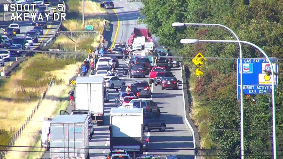 NB I-5 in Bellingham reopens hours after crash | king5.com
