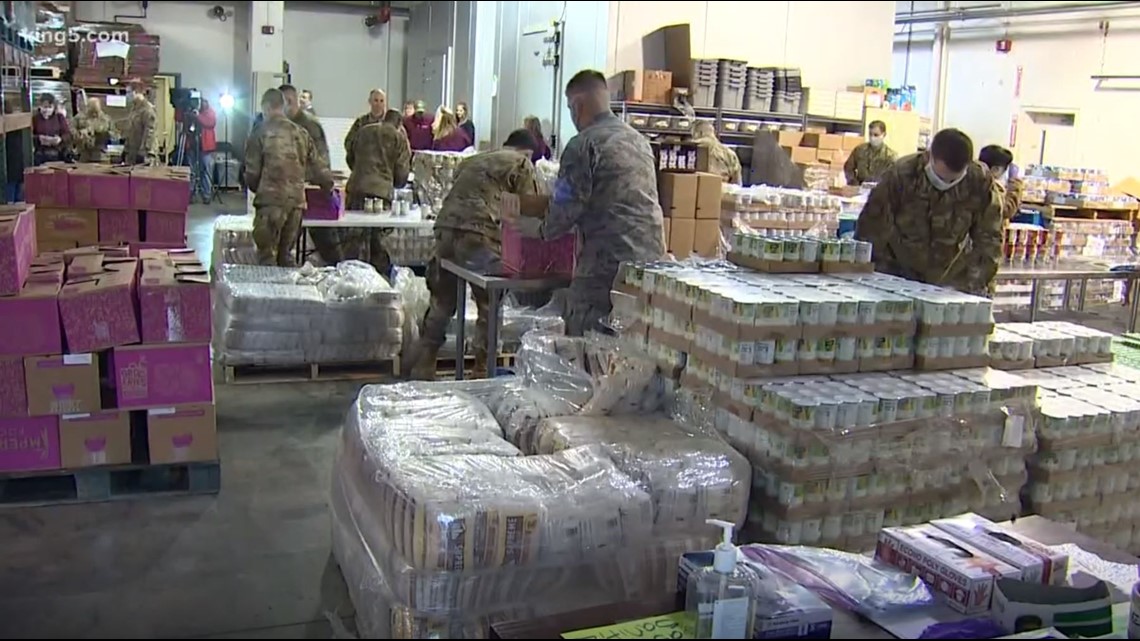 National Guard deployed to help Washington food banks | king5.com