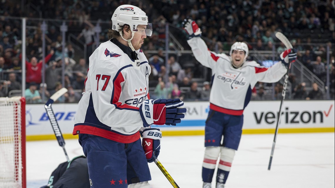 Connor McMichael scores on a breakaway in 3rd period to give Capitals a ...