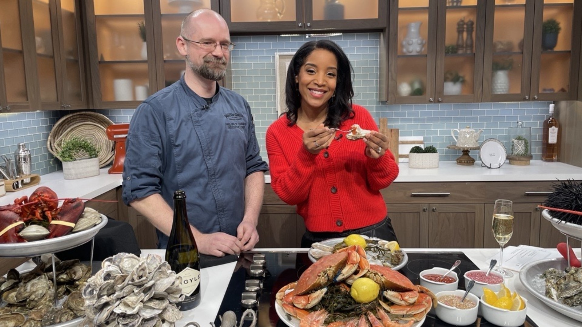 Shucking oysters with Water Grill - New Day NW | king5.com