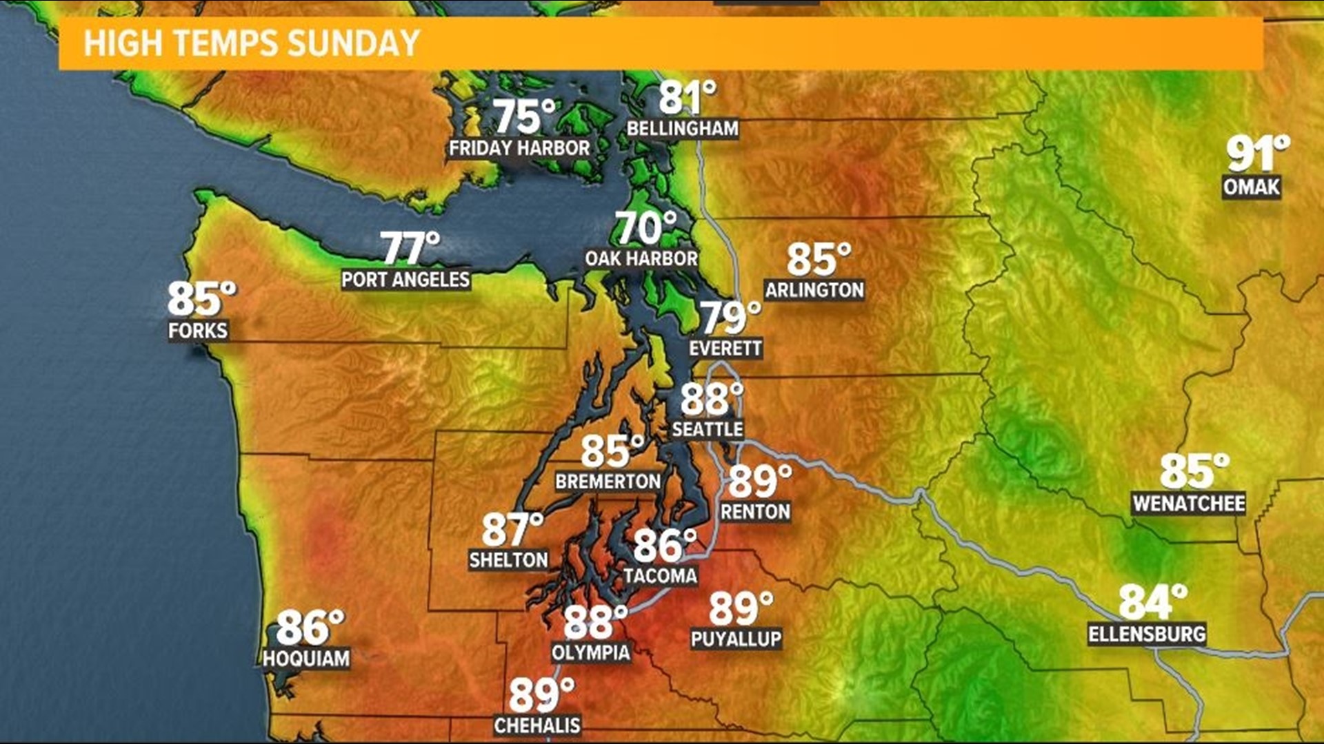 Historic heat wave possible for western Washington this weekend | king5.com