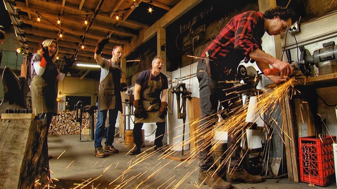 Getting medieval at Lawless Forge blacksmithing school - Field Trip ...
