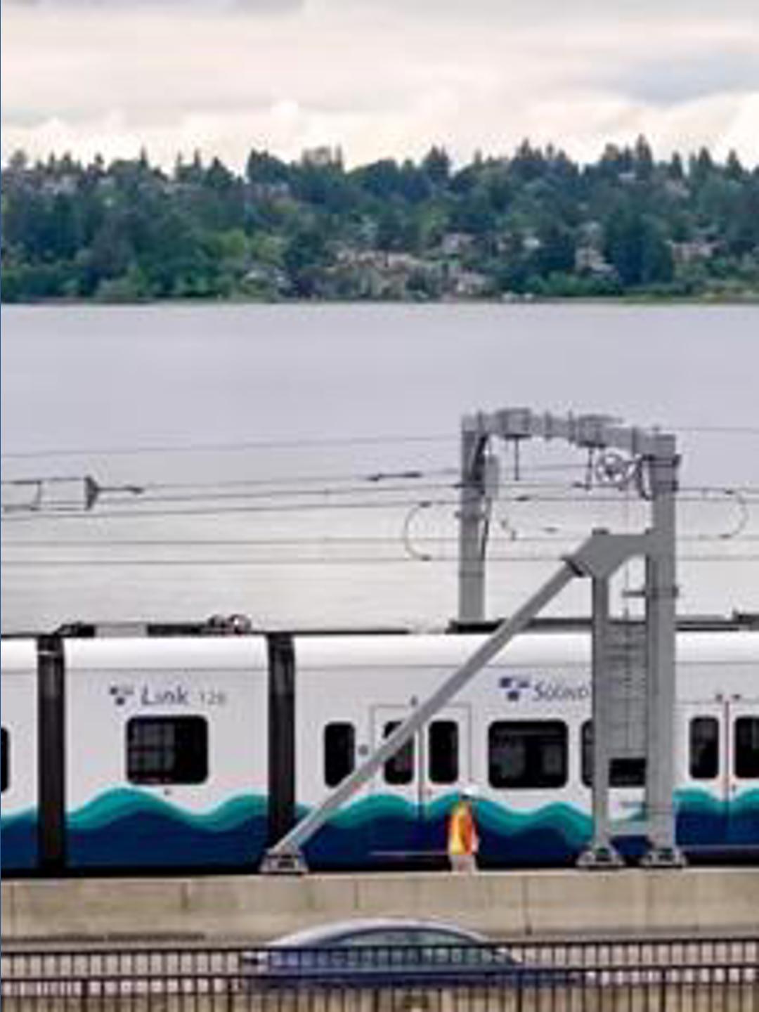 Light rail testing on I-90 bridge begins July | king5.com