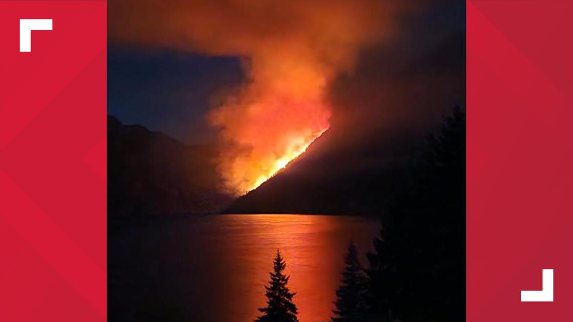 Lake Cushman wildfire closes recreation areas | king5.com