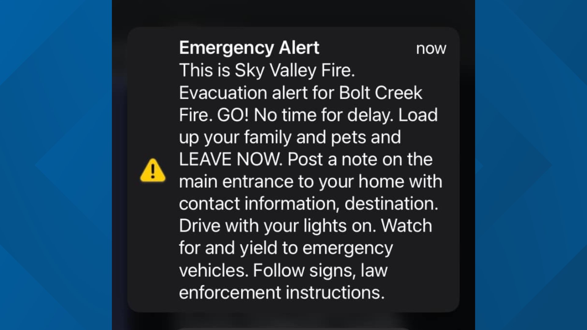 Residents west of Index sent wildfire evacuation alert in mishap ...