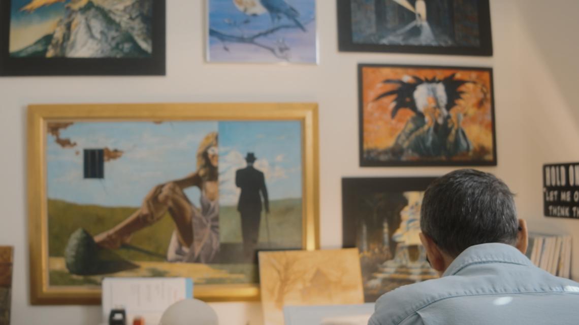 Forensic sketch artist shows process of bringing skeletal remains to ...