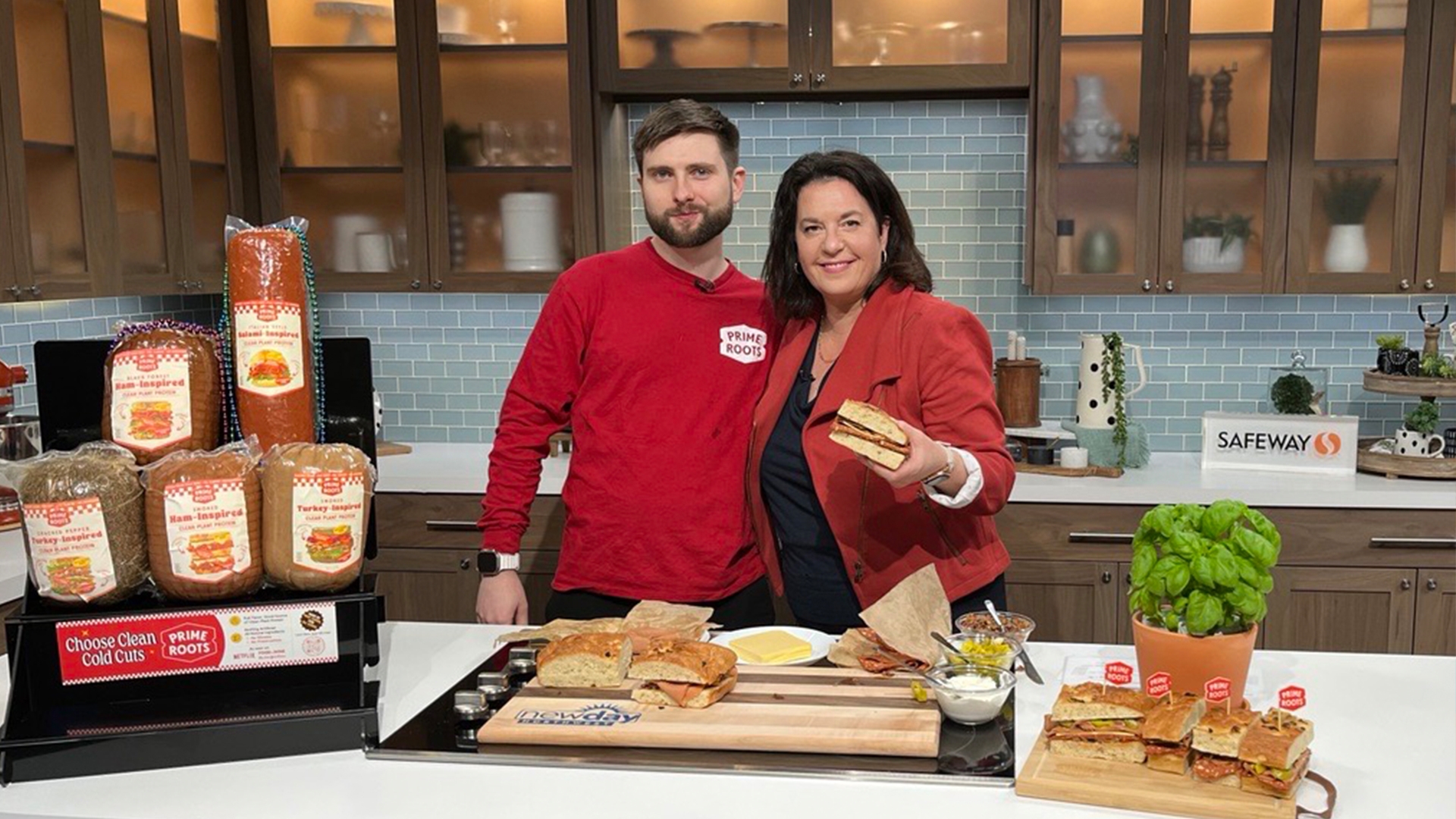 Making a plant-based muffuletta sandwich with Prime Roots | king5.com