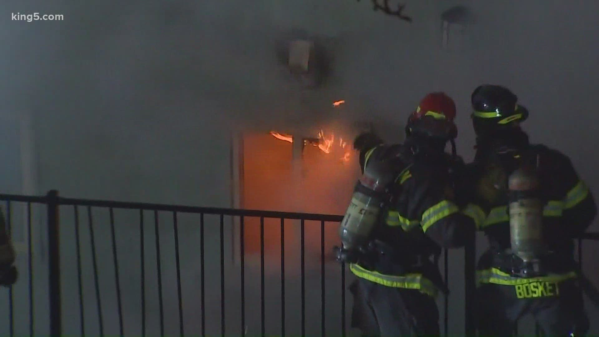 Dozens homeless before Christmas after fire rips through Skyway ...