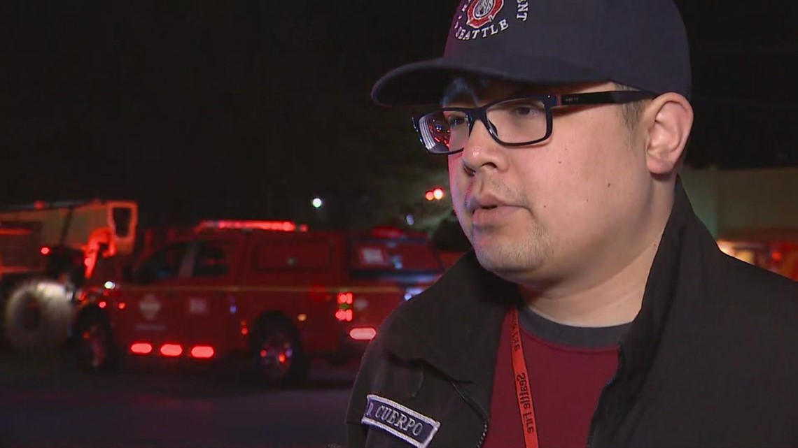 Seattle Fire on the scene of a Ballard industrial accident | king5.com