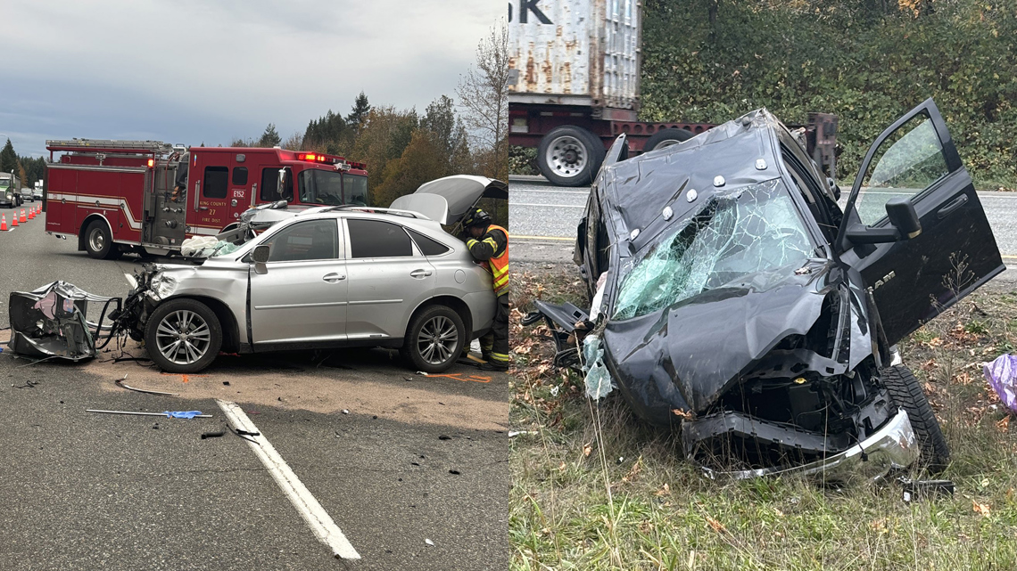 I-90 near North Bend back open after serious injury crash | king5.com