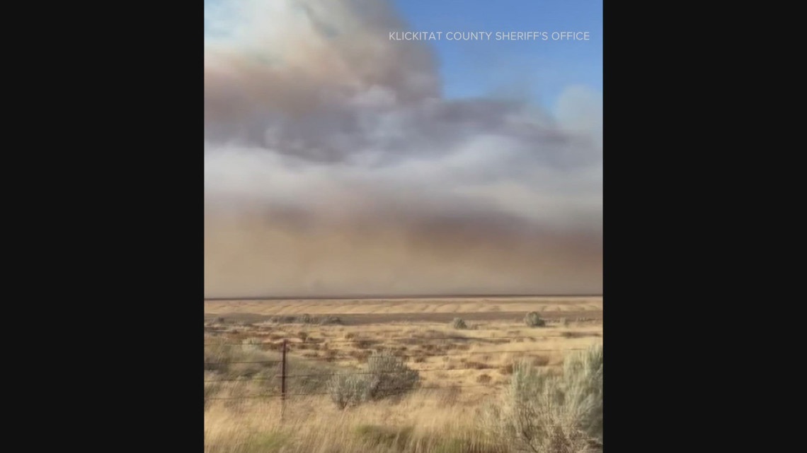 Big Horn fire forces evacuations in Klickitat County | king5.com