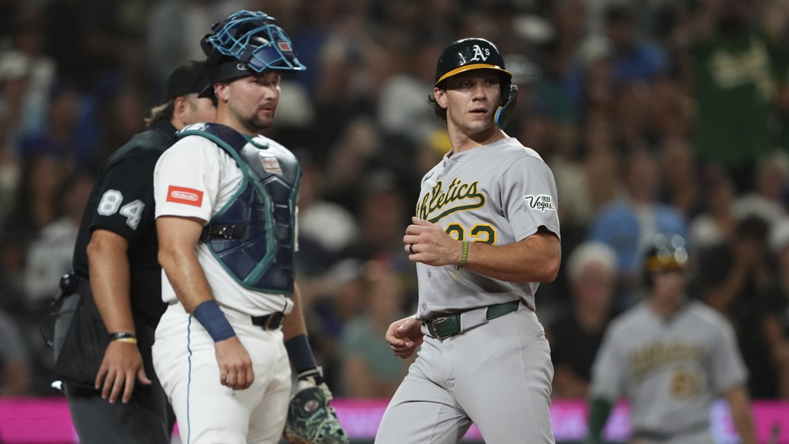 Athletics edge Mariners 2-1 in 10 innings as Seattle drops 3 back in AL ...