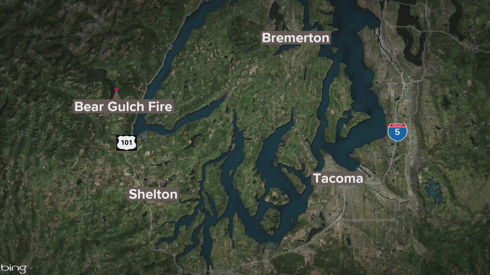Officials: Wildfire near Lake Cushman blocking popular recreation areas ...