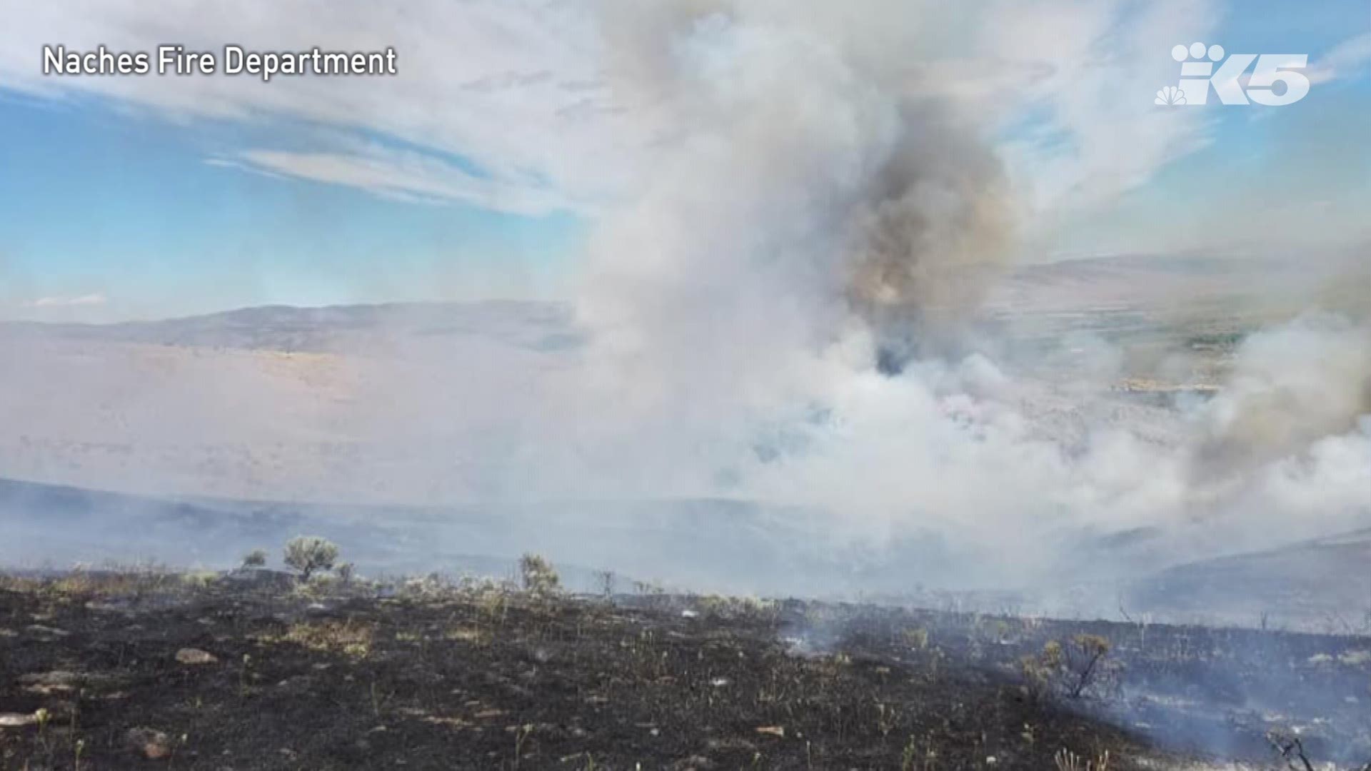 Wildfires burn thousands of acres in Eastern Washington | king5.com