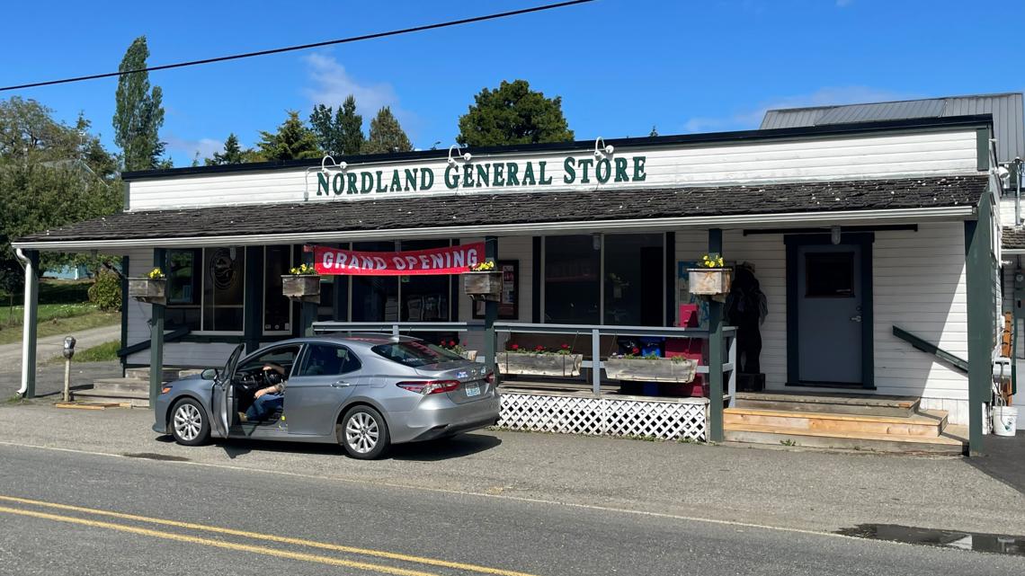 Historic Nordland General Store rises from ashes on Marrowstone | king5.com