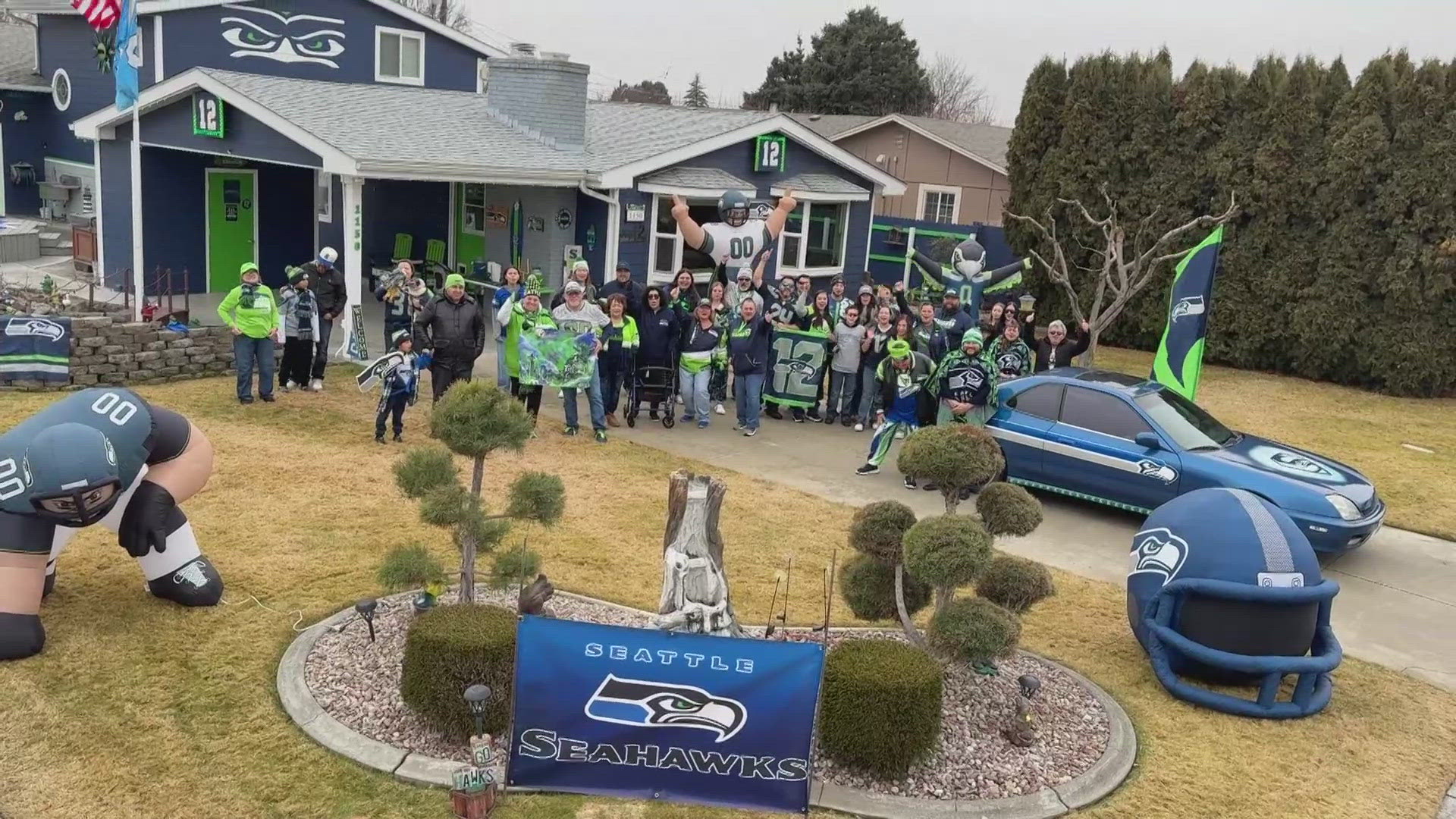 Seahawks house unites fans ahead of Super Bowl | king5.com