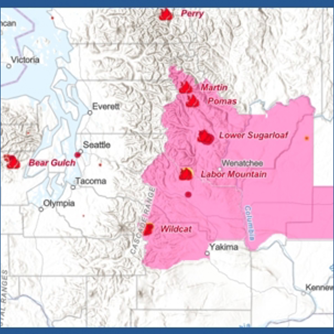 Washington battles 14 wildfires, over 122,000 acres burned | king5.com